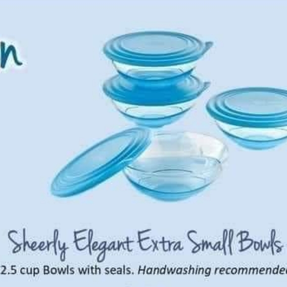 Tupperware | Dining | Tupperware 6pc Sherely Elegant Serving Bowls Plus 4 Sherely Elegant Extra ...
